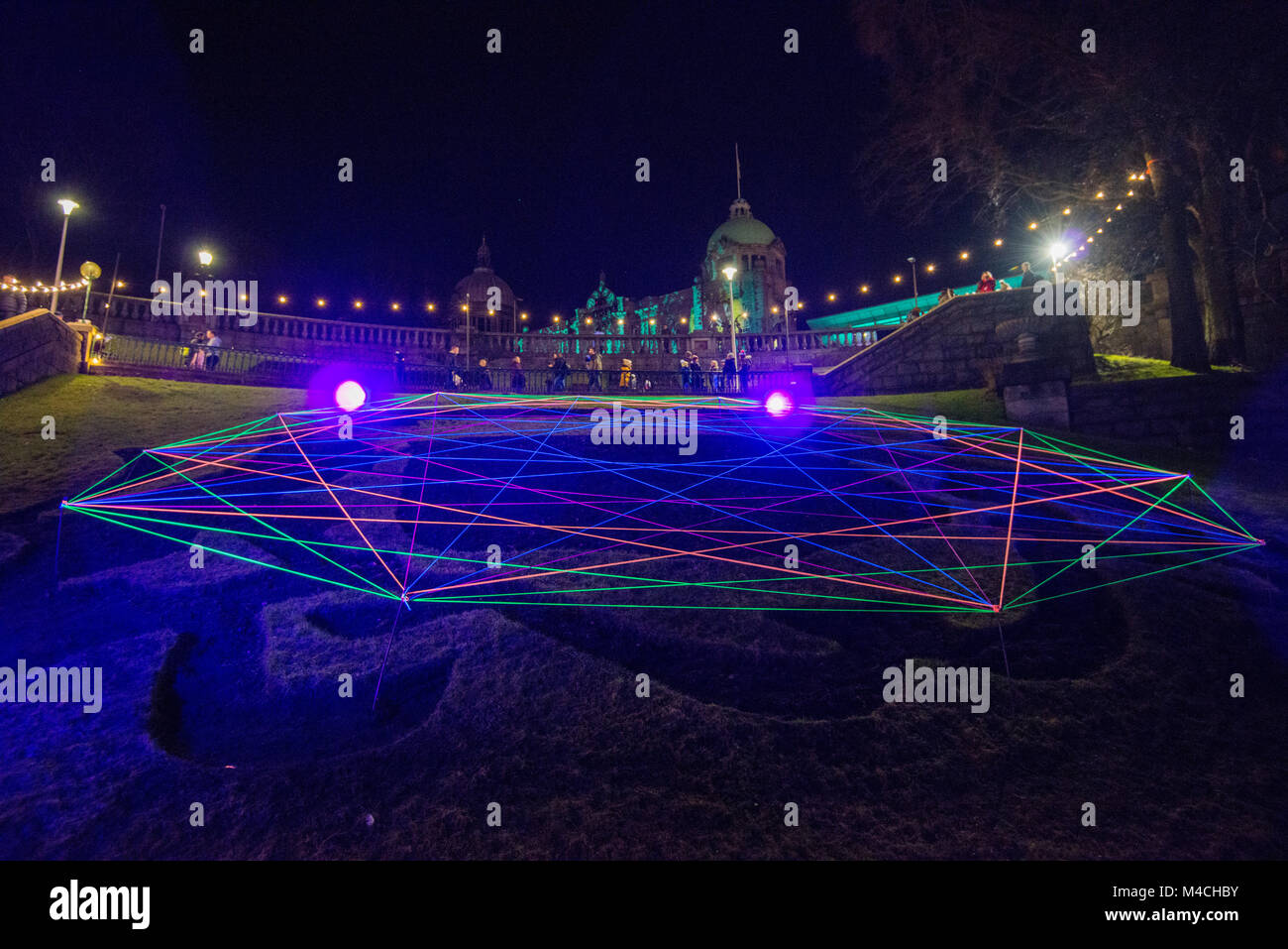 Aberdeen scotland night hi-res stock photography and images - Alamy