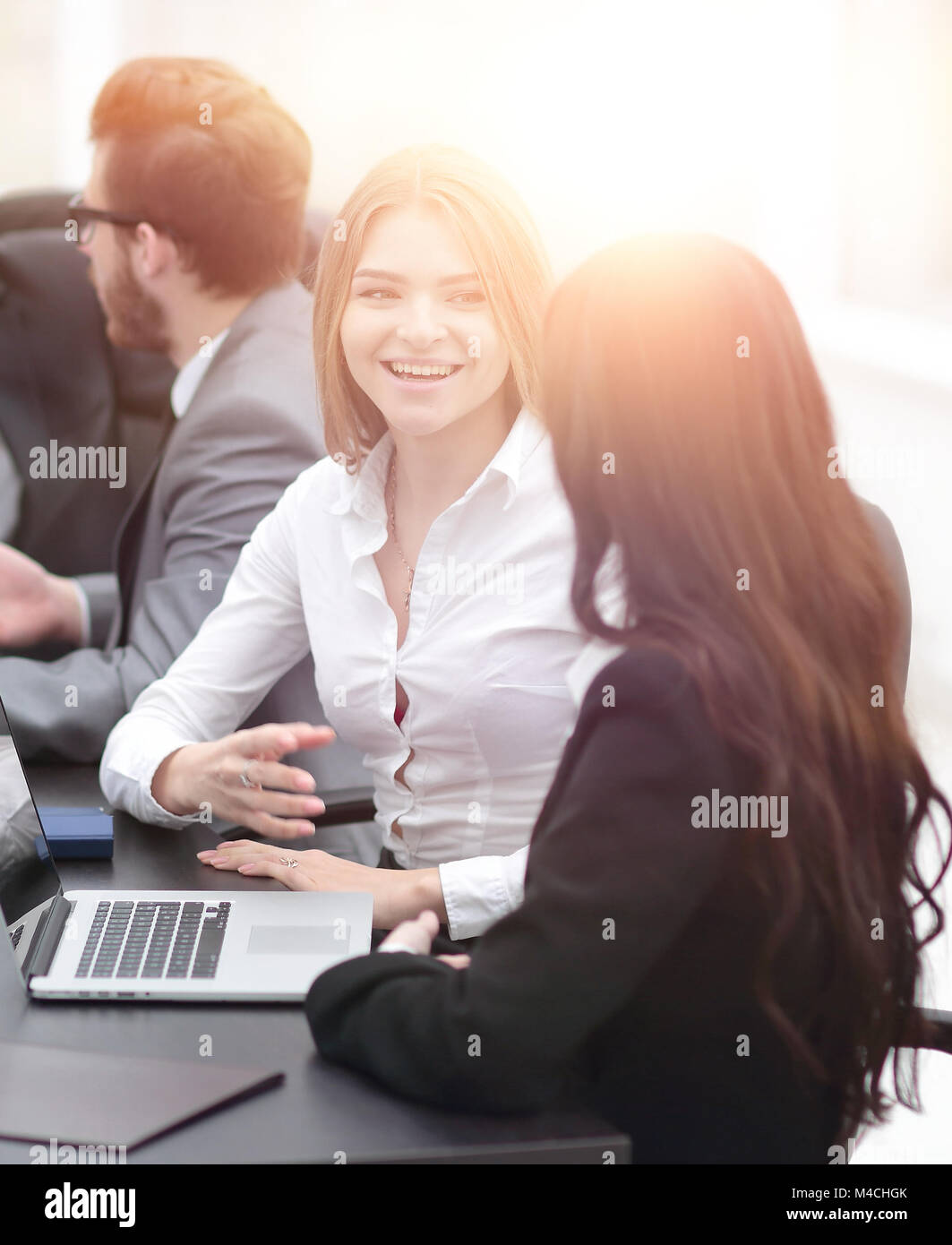 women employees in the office Stock Photo - Alamy