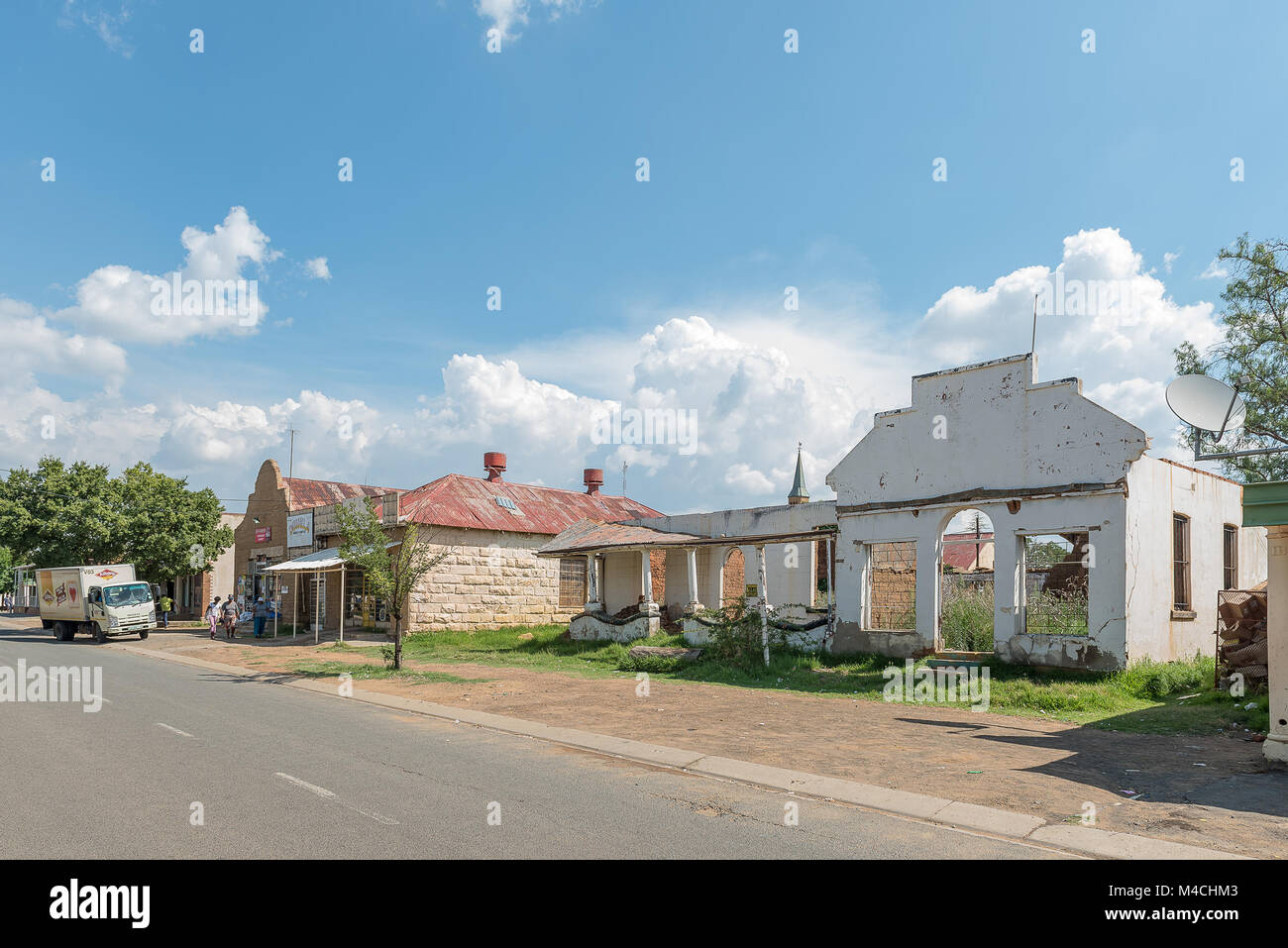 EXCELSIOR, SOUTH AFRICA, FEBRUARY 9, 2018: A street scene, with ...