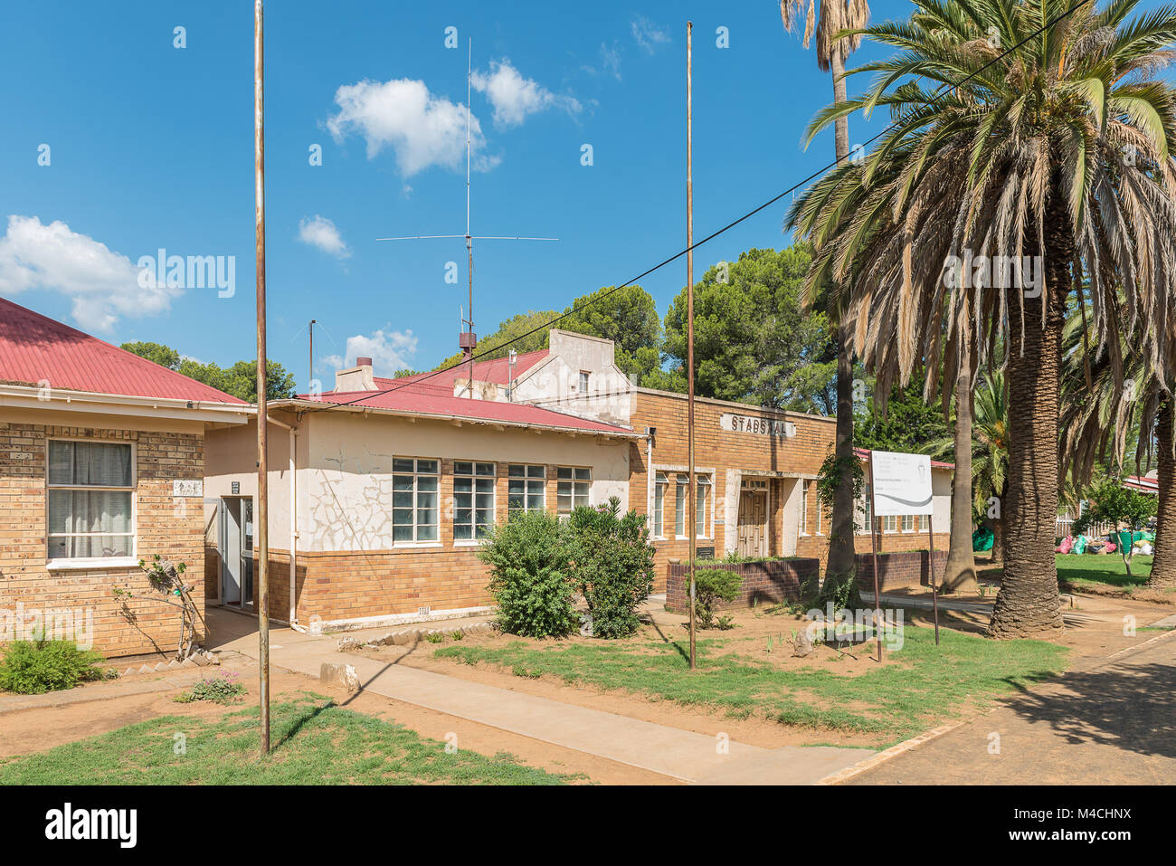 EXCELSIOR, SOUTH AFRICA, FEBRUARY 9, 2018: A street scene, with the ...