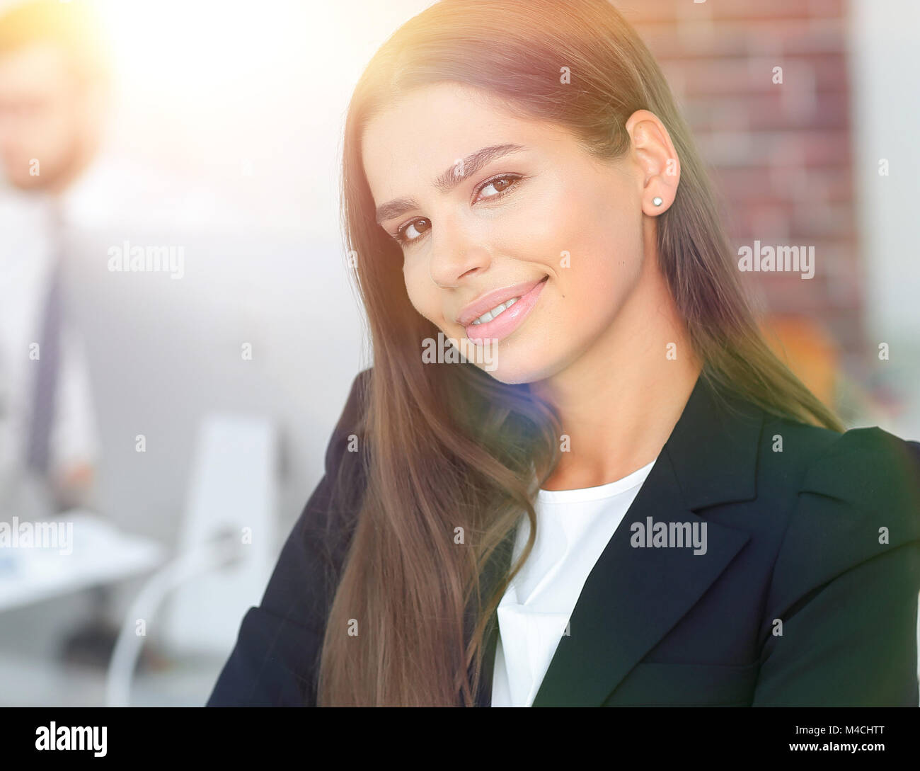 female Manager in the workplace Stock Photo - Alamy