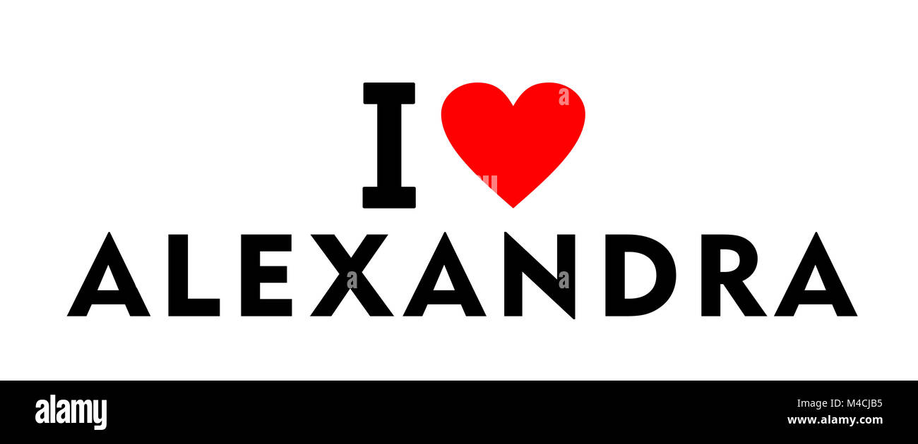 I love Alexandra city South Africa country heart symbol Stock Photo - Alamy