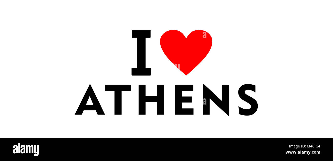 I heart athens hi-res stock photography and images - Alamy