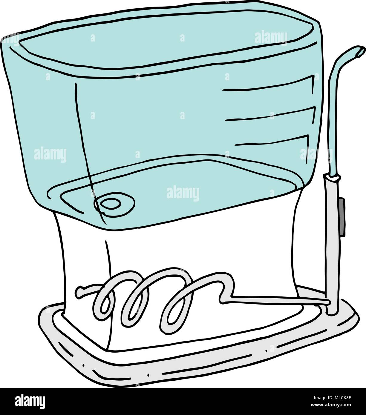 An image of a water flossing device Stock Vector Image & Art - Alamy
