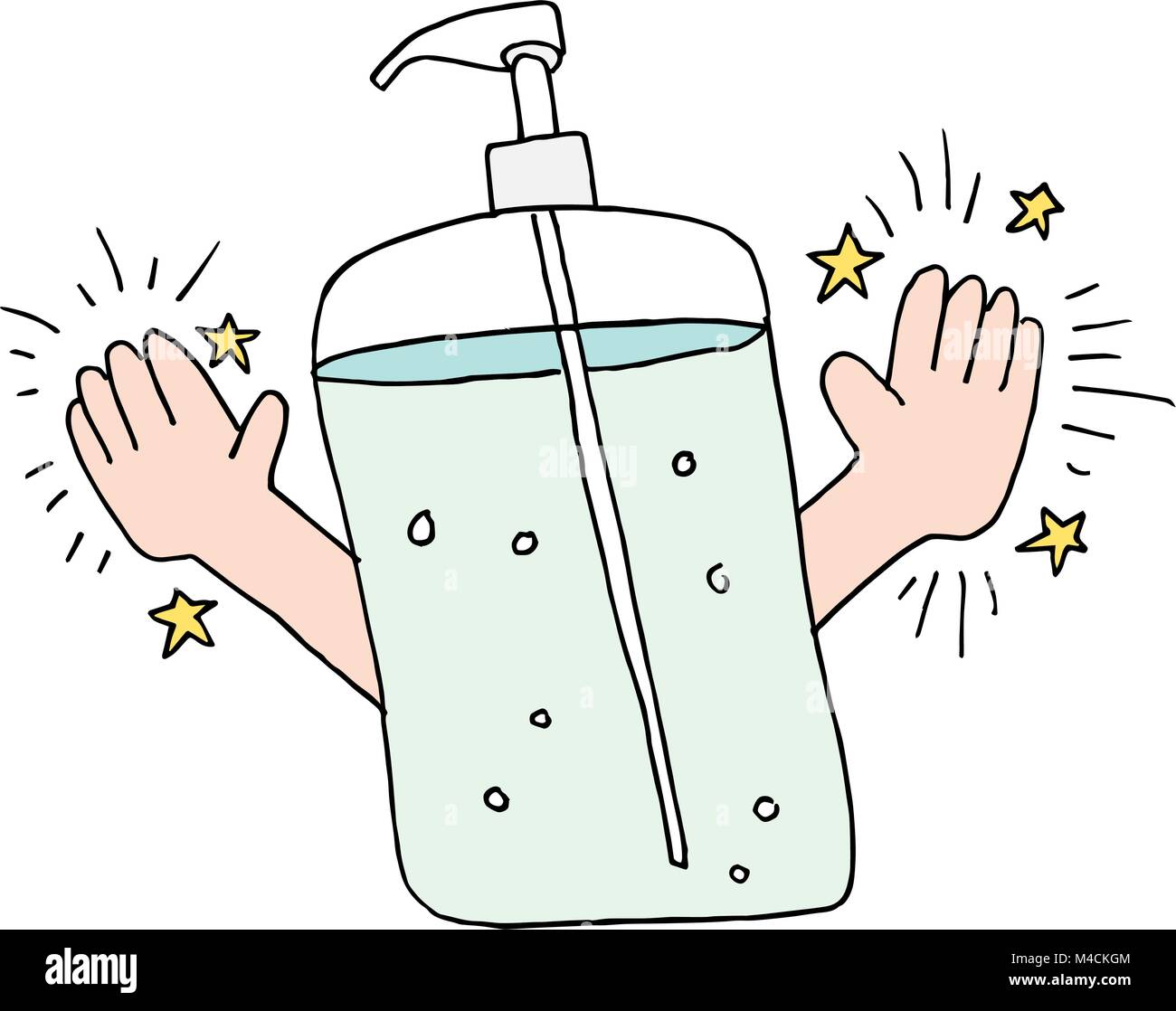 Hand Sanitizer Stock Vector Images - Alamy