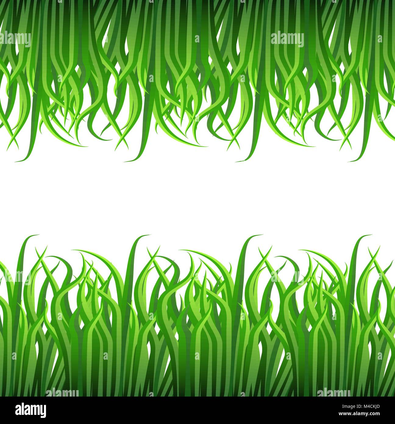 An image of a grass blade border pattern Stock Vector Image & Art - Alamy