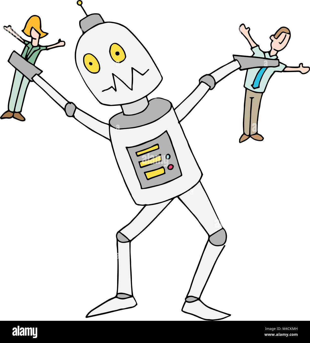 Automation and jobs vector vectors hi-res stock photography and images ...