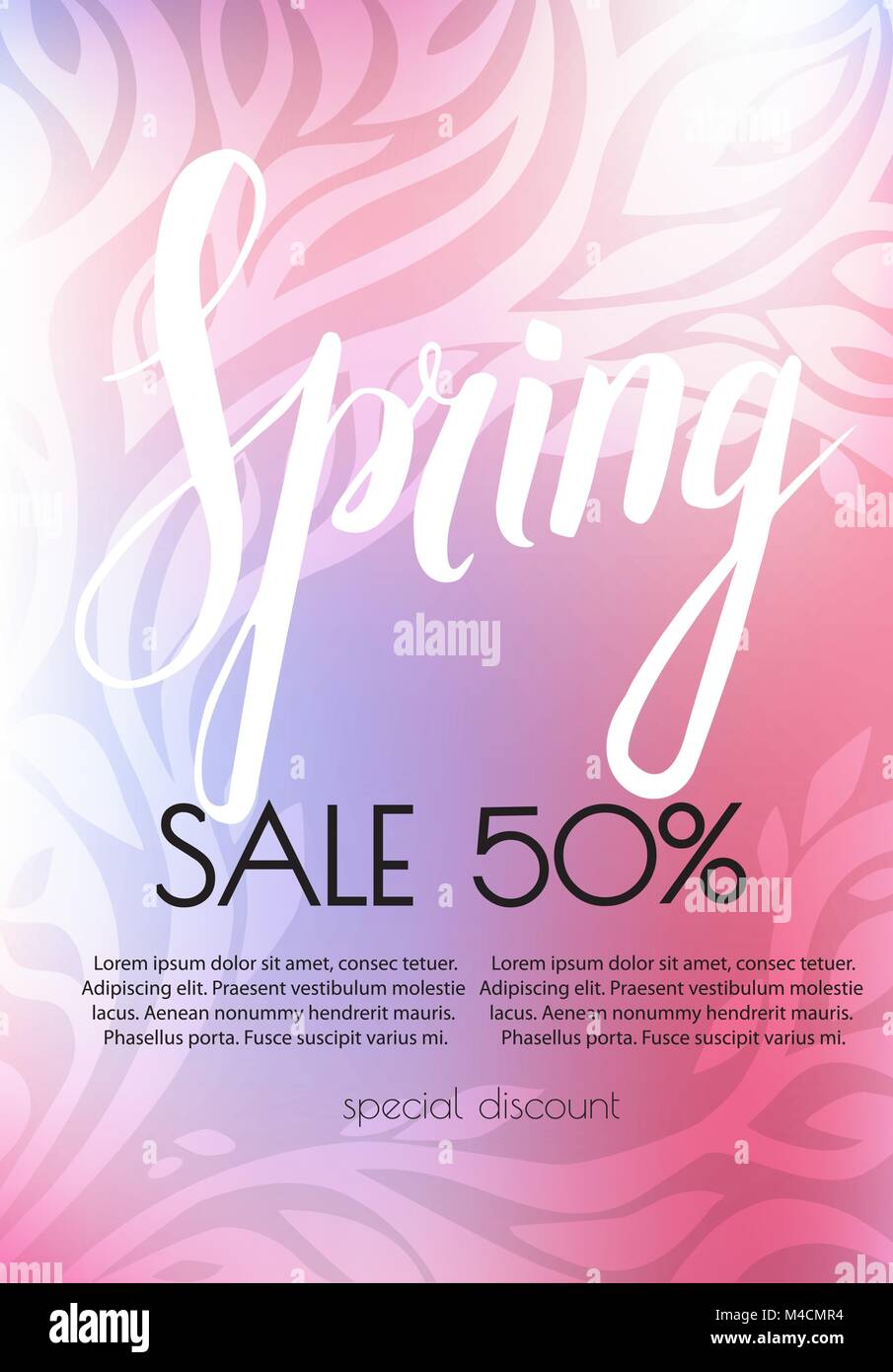 Spring Sale Banner. Vector illustration template.banners.Wallpaper ...