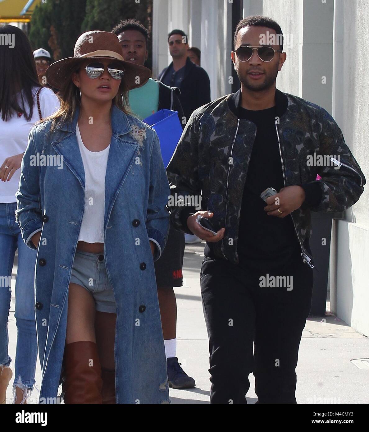 John Legend enjoys a day out with his pregnant wife Chrissy Teigen on ...