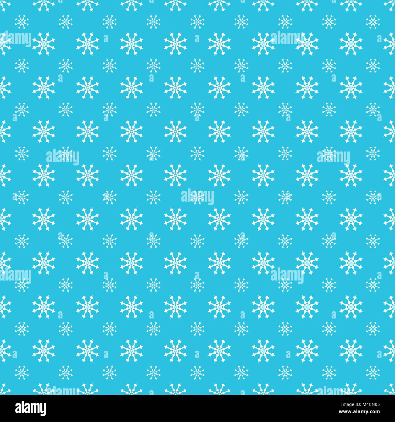 An image of a Repeating Snowflake Pattern Stock Vector Image & Art - Alamy