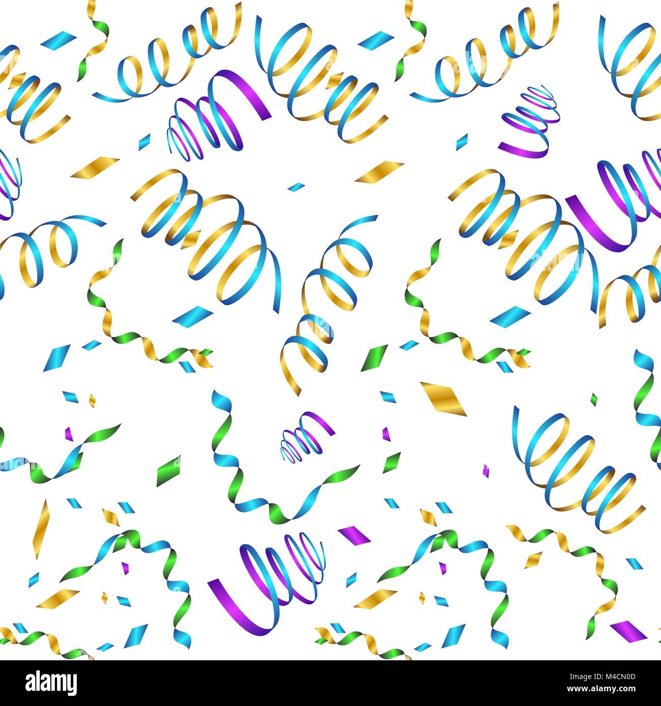 An image of a Confetti Pattern on white background Stock Vector Image ...