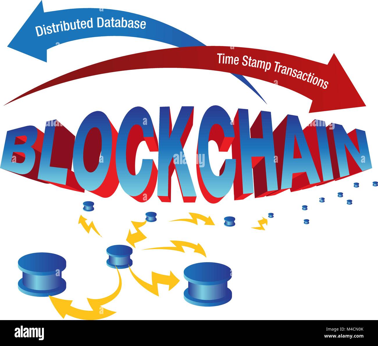 An image of a blockchain chart Stock Vector Image & Art - Alamy
