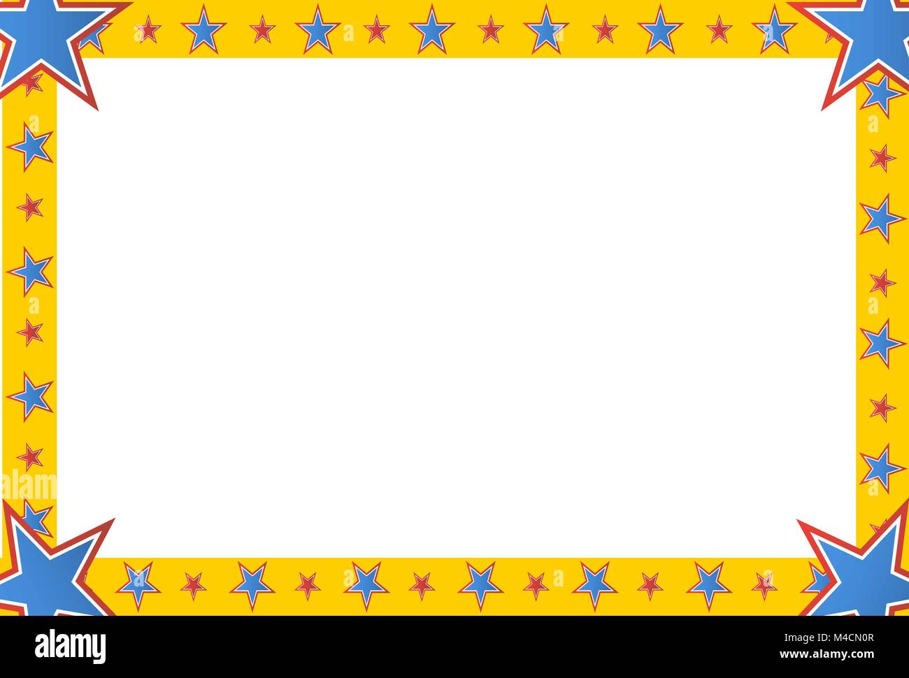 An image of a circus star square frame emblem Stock Vector Image & Art ...