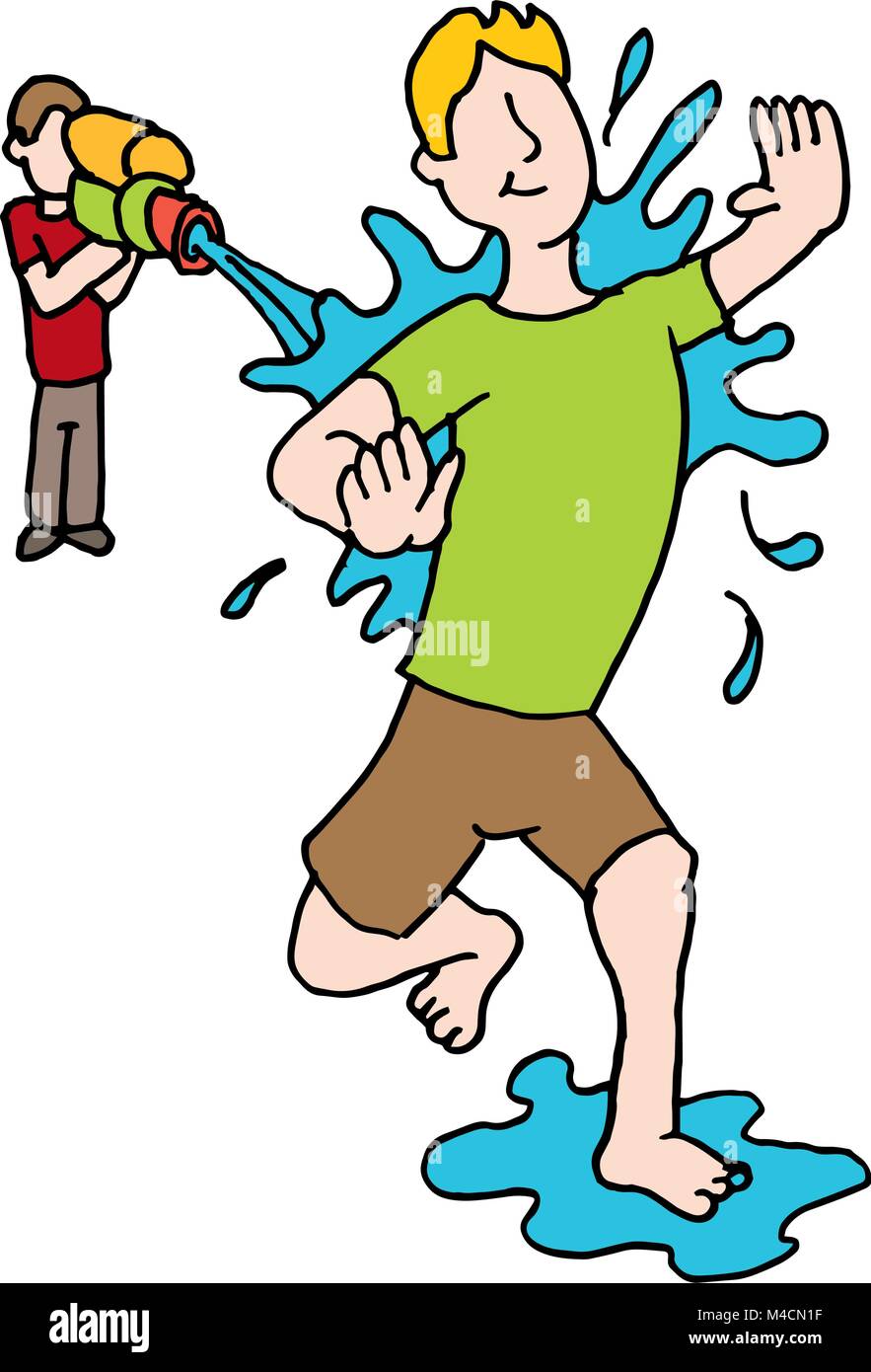 Water gun clipart hi-res stock photography and images - Alamy