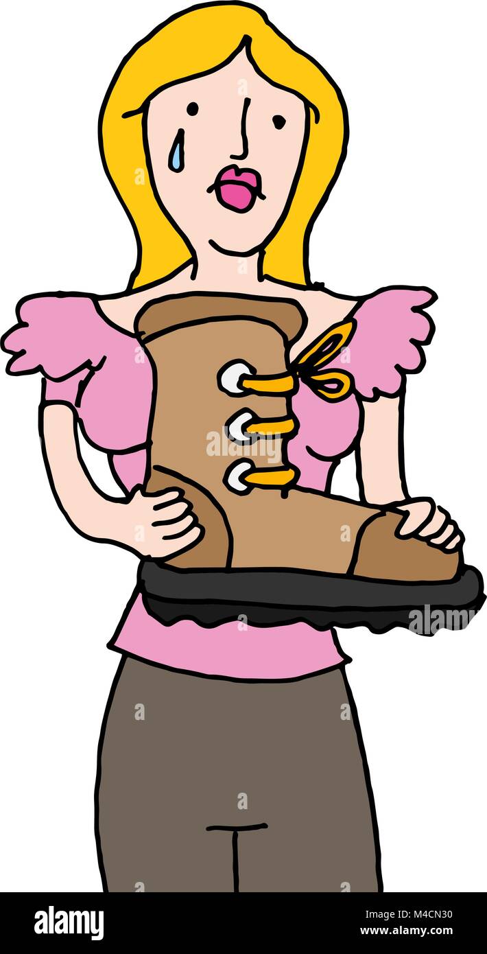 Getting the boot Stock Vector Images - Alamy