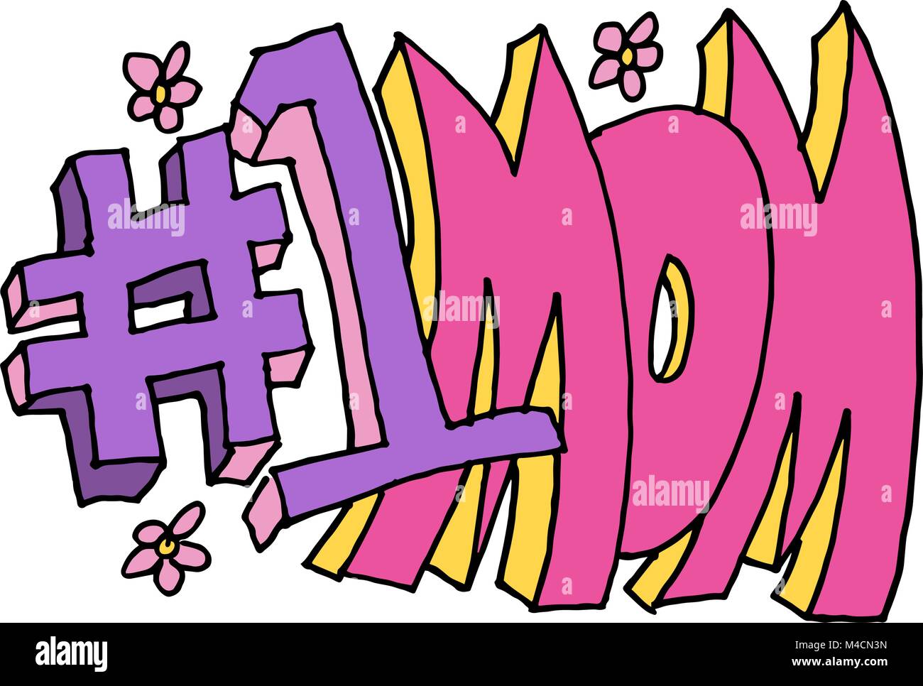 Number one mom Stock Vector Images - Alamy