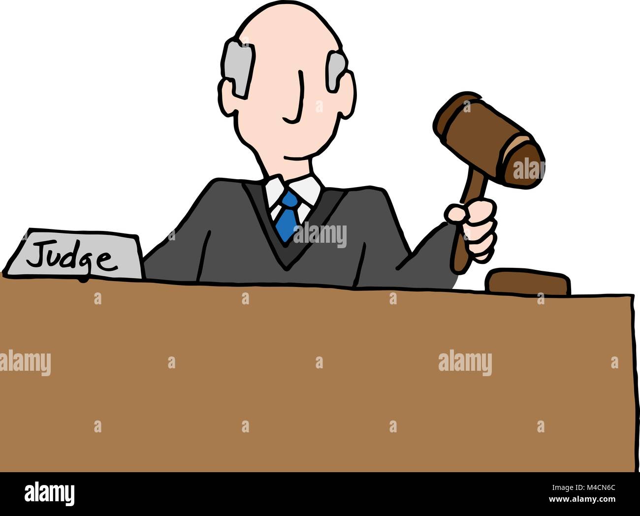 Mean Judge Clipart