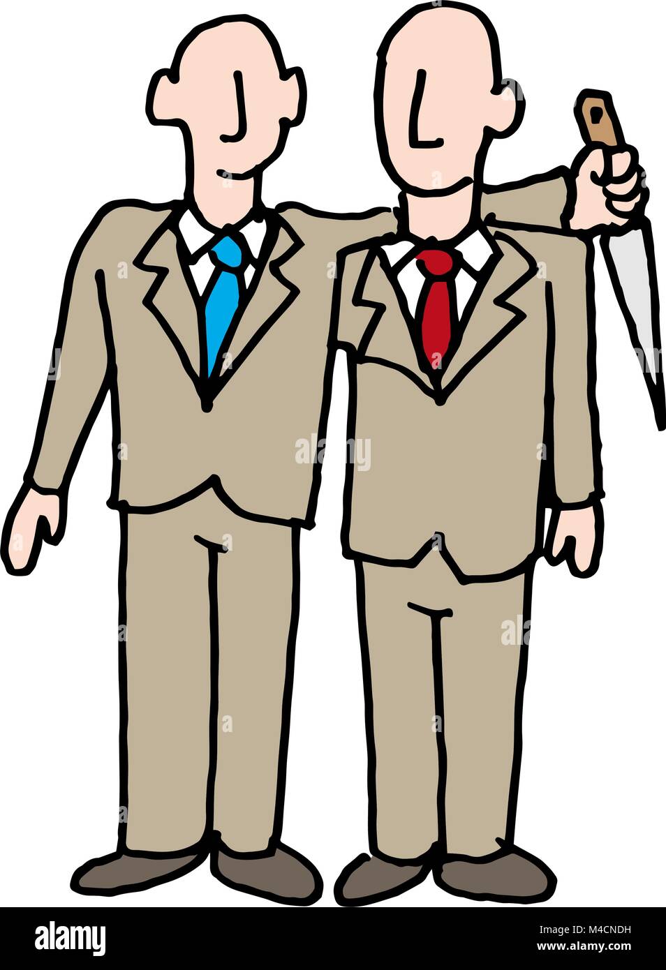 Backstabbing Stock Vector Images - Alamy