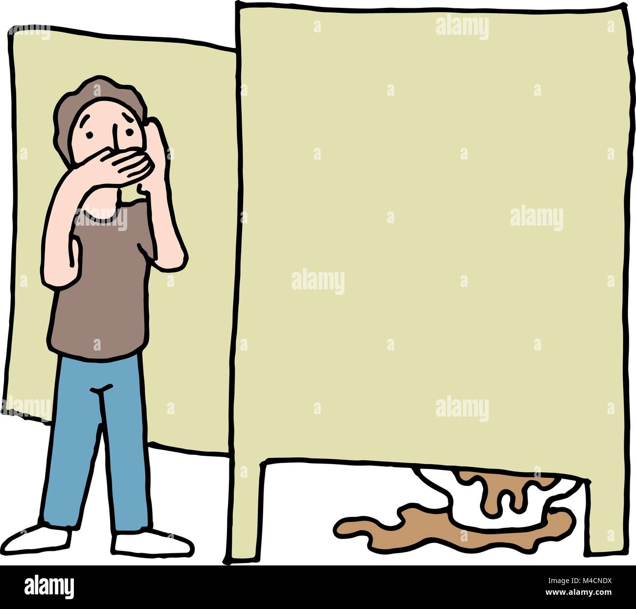 Filthy dirty toilet Stock Vector Images - Alamy