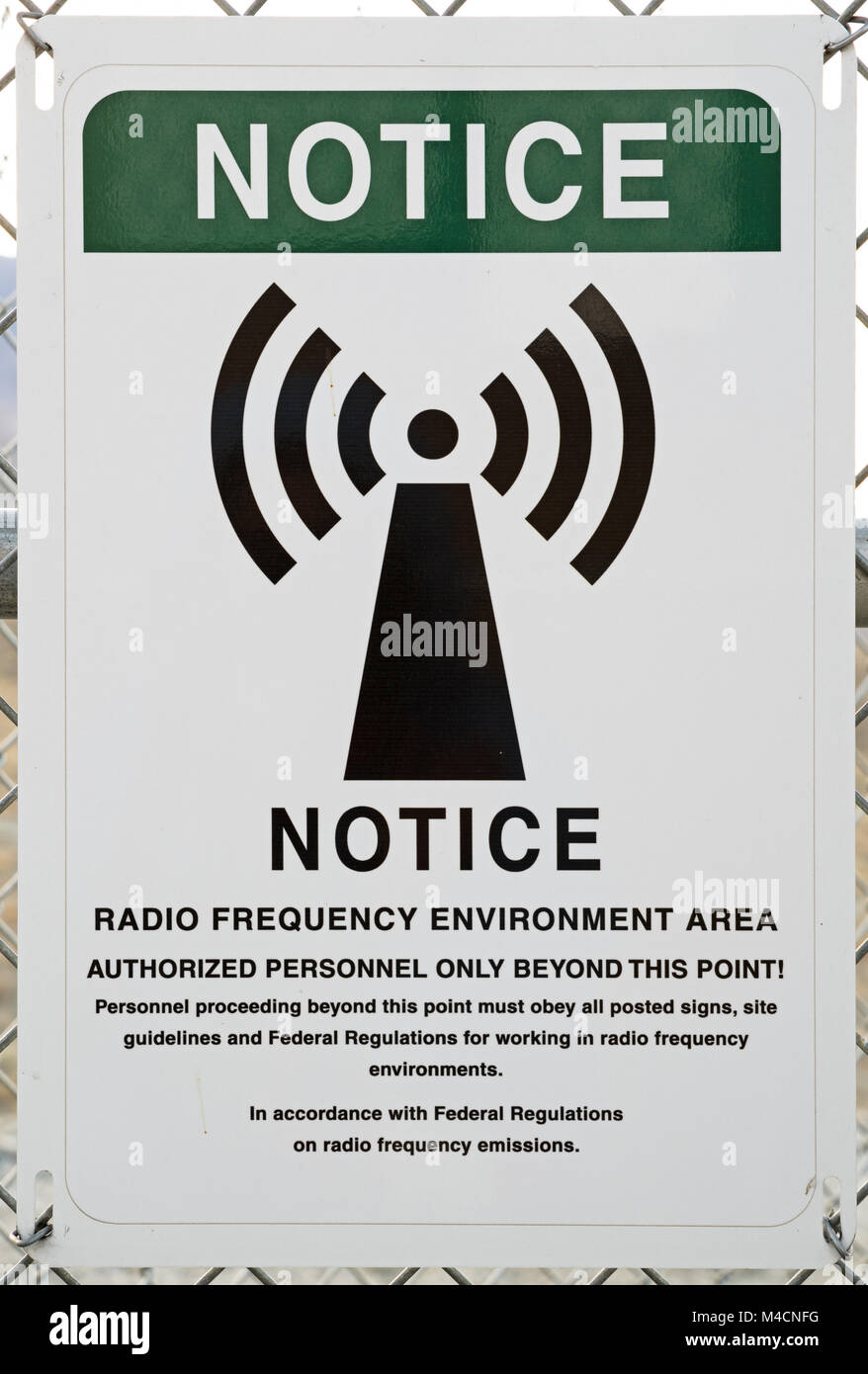 Rf Radiation Warning Signs