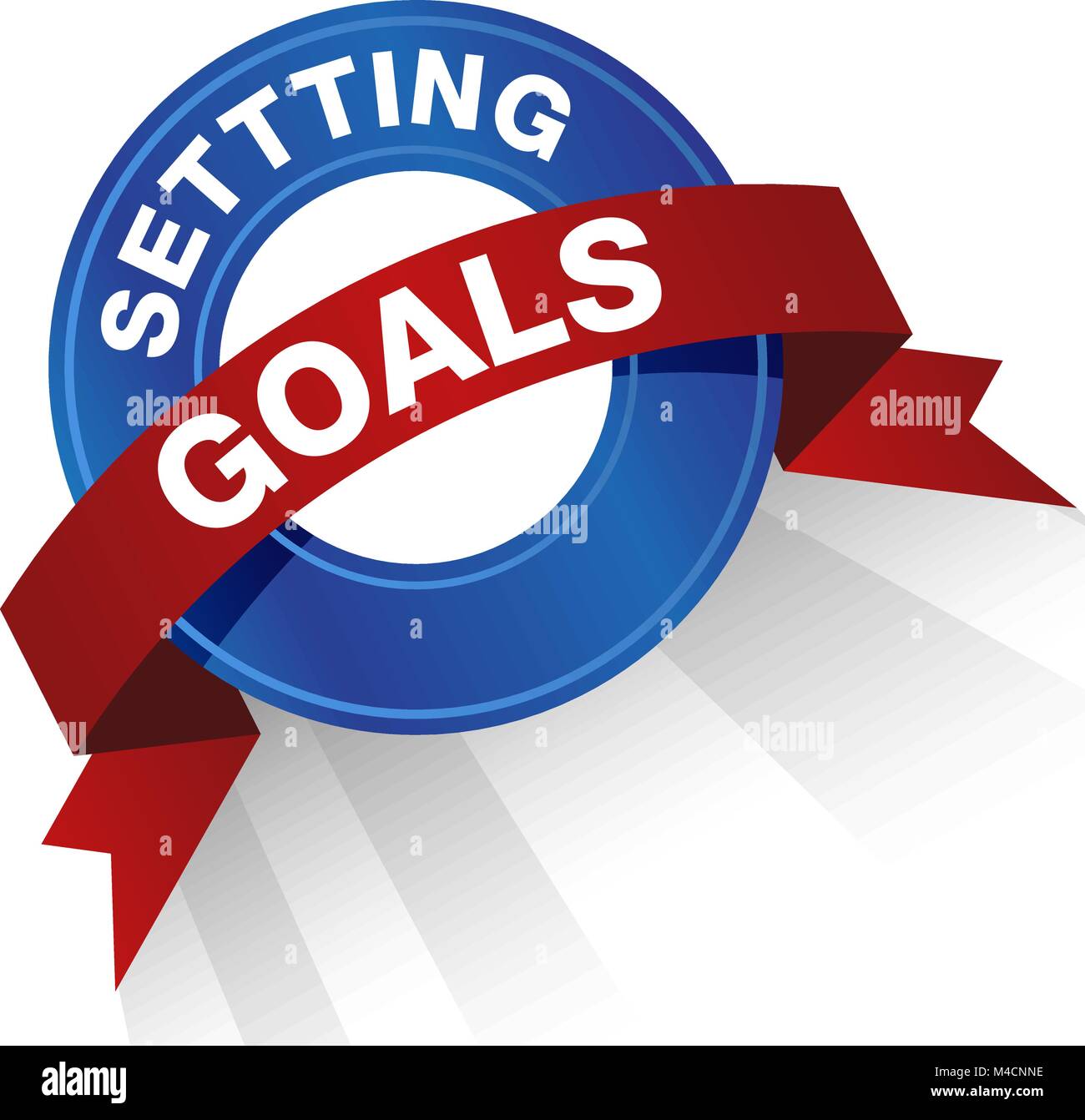 Setting goals Stock Vector Images - Alamy
