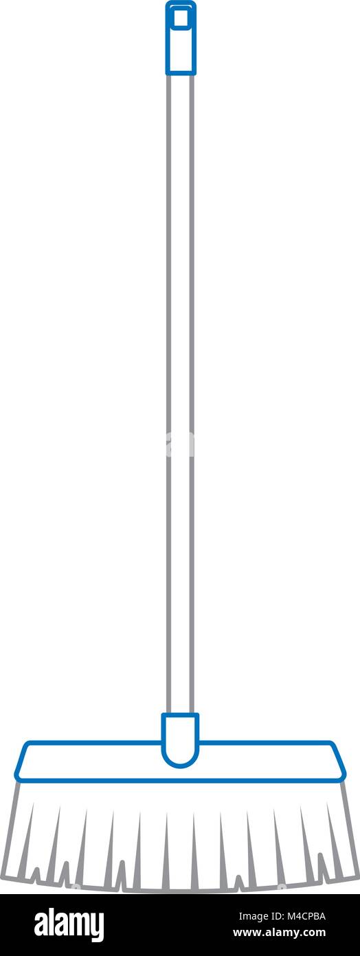 Very long mop Stock Vector Images - Alamy