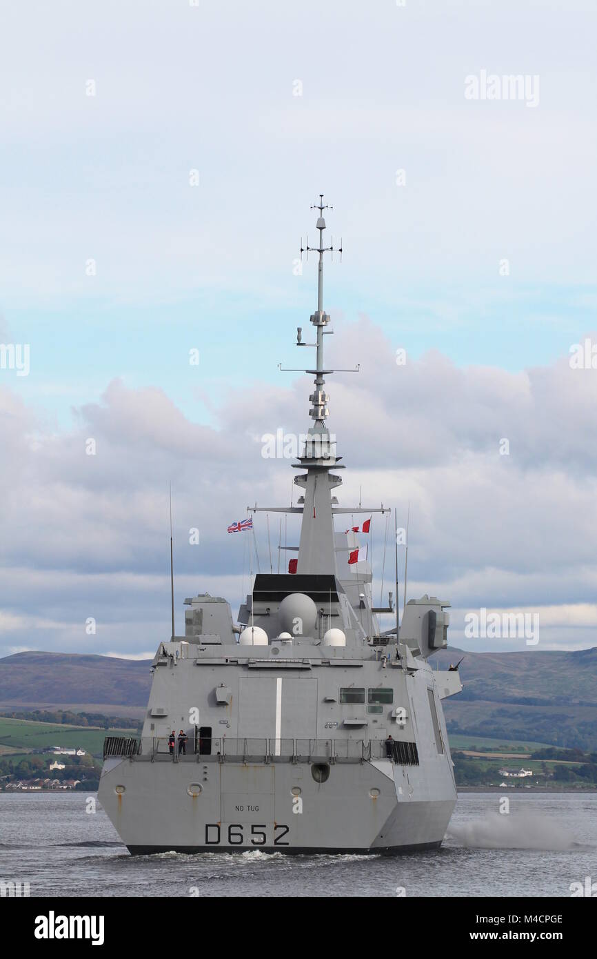 FS Provence (D652), an Aquitaine-class frigate operated by the French ...