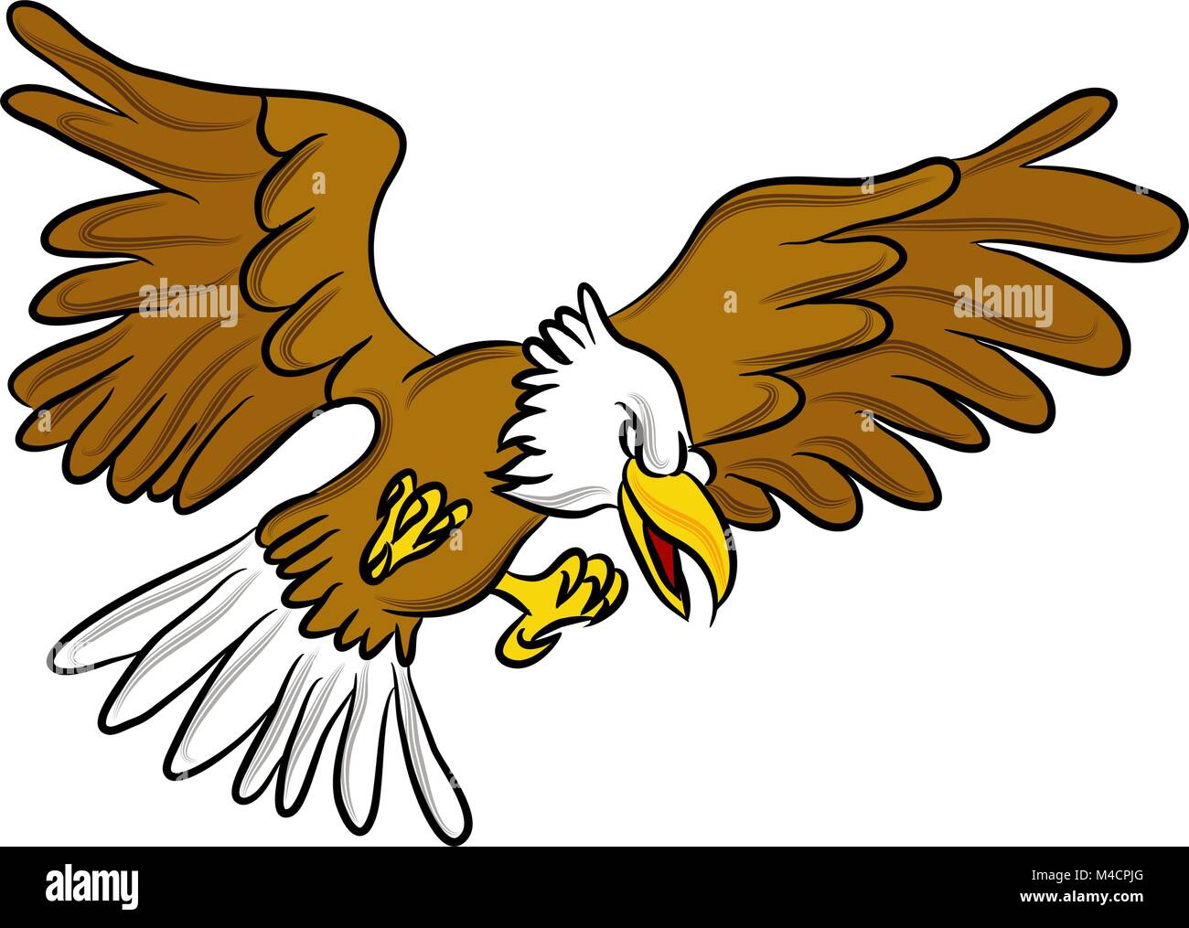 An image of a angry eagle cartoon Stock Vector Image & Art - Alamy