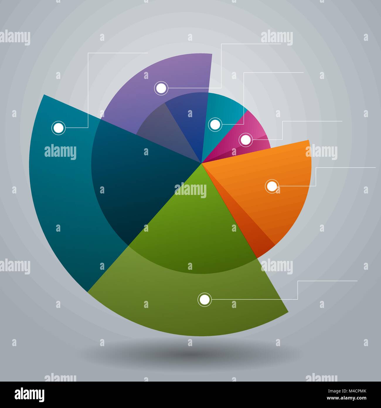 Transparent pie chart Stock Vector Images - Alamy