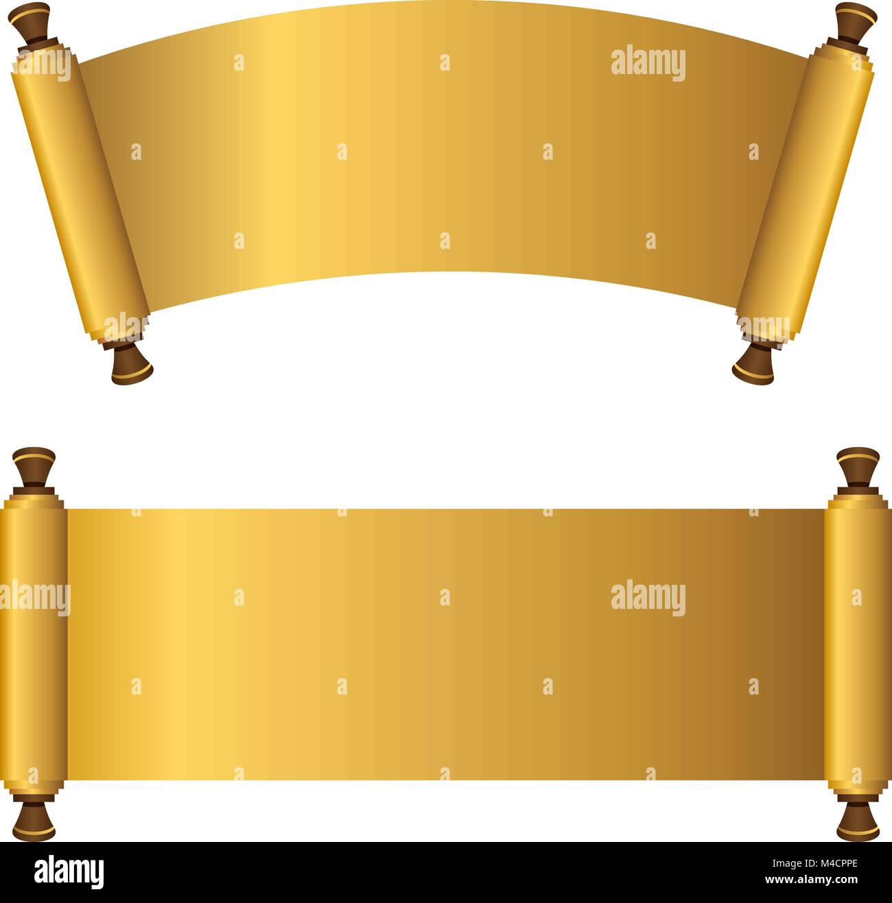 Gold scroll Stock Vector Images - Alamy