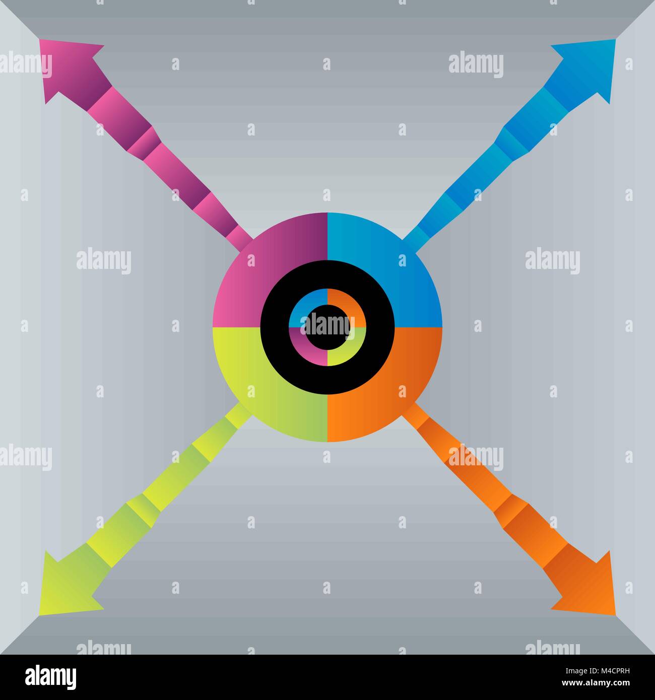 Segment growth abstract Stock Vector Images - Alamy
