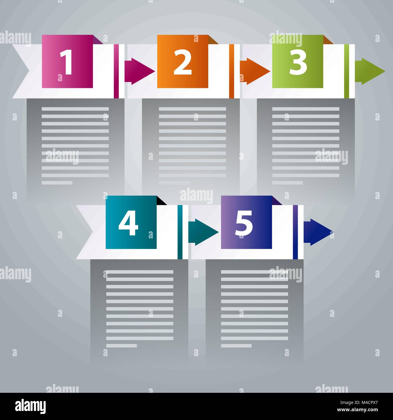 Five numbered Stock Vector Images - Alamy