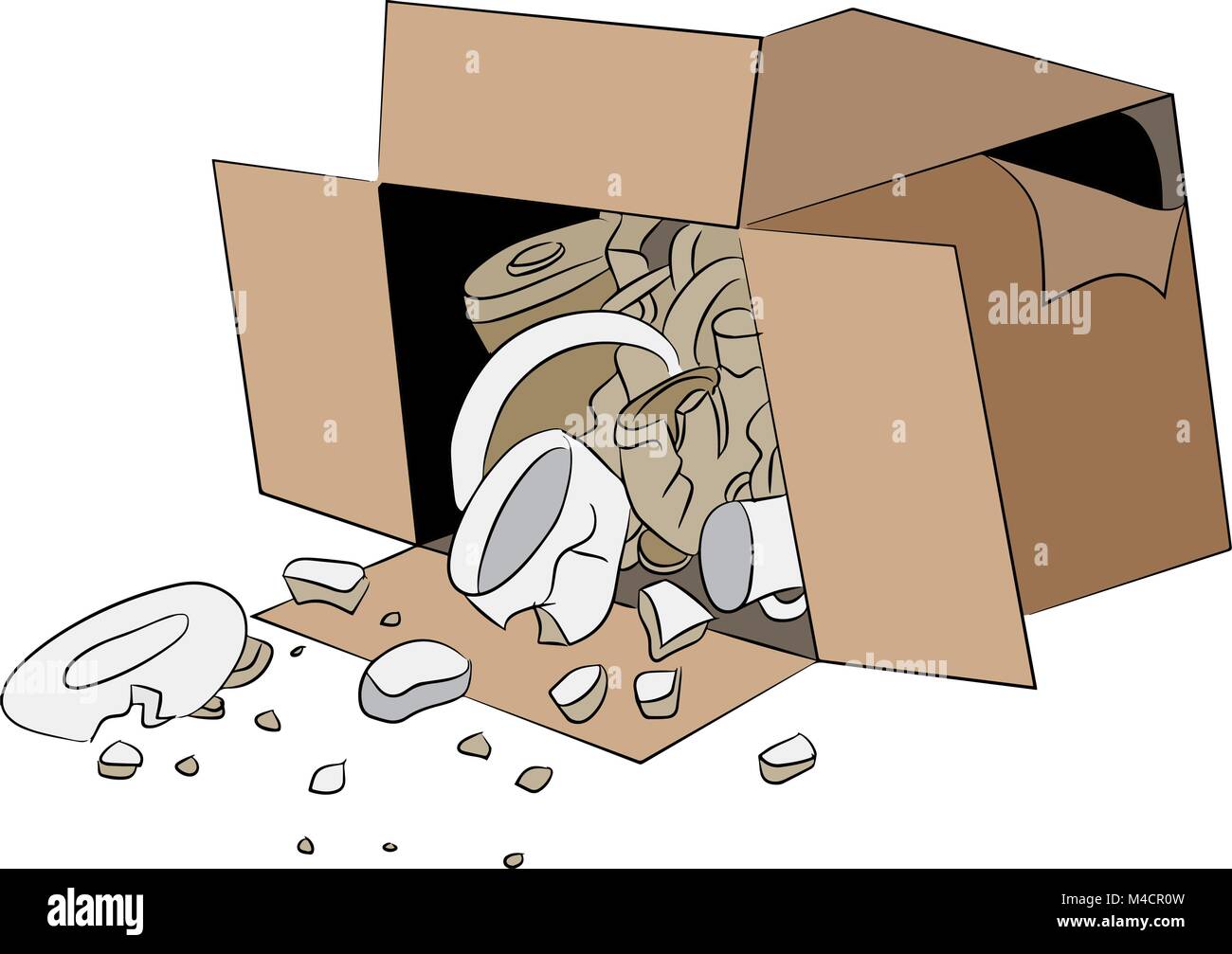 Cartoon box Stock Vector Images - Alamy