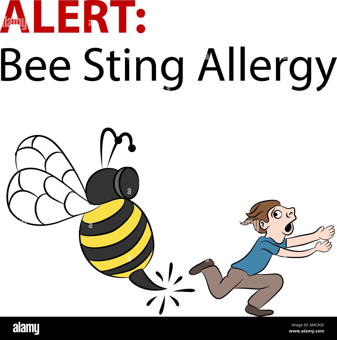 Bee Sting Clipart