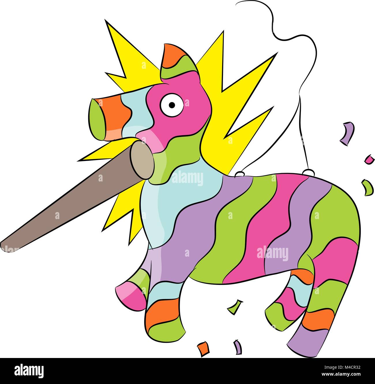 Hitting Pinata Clipart