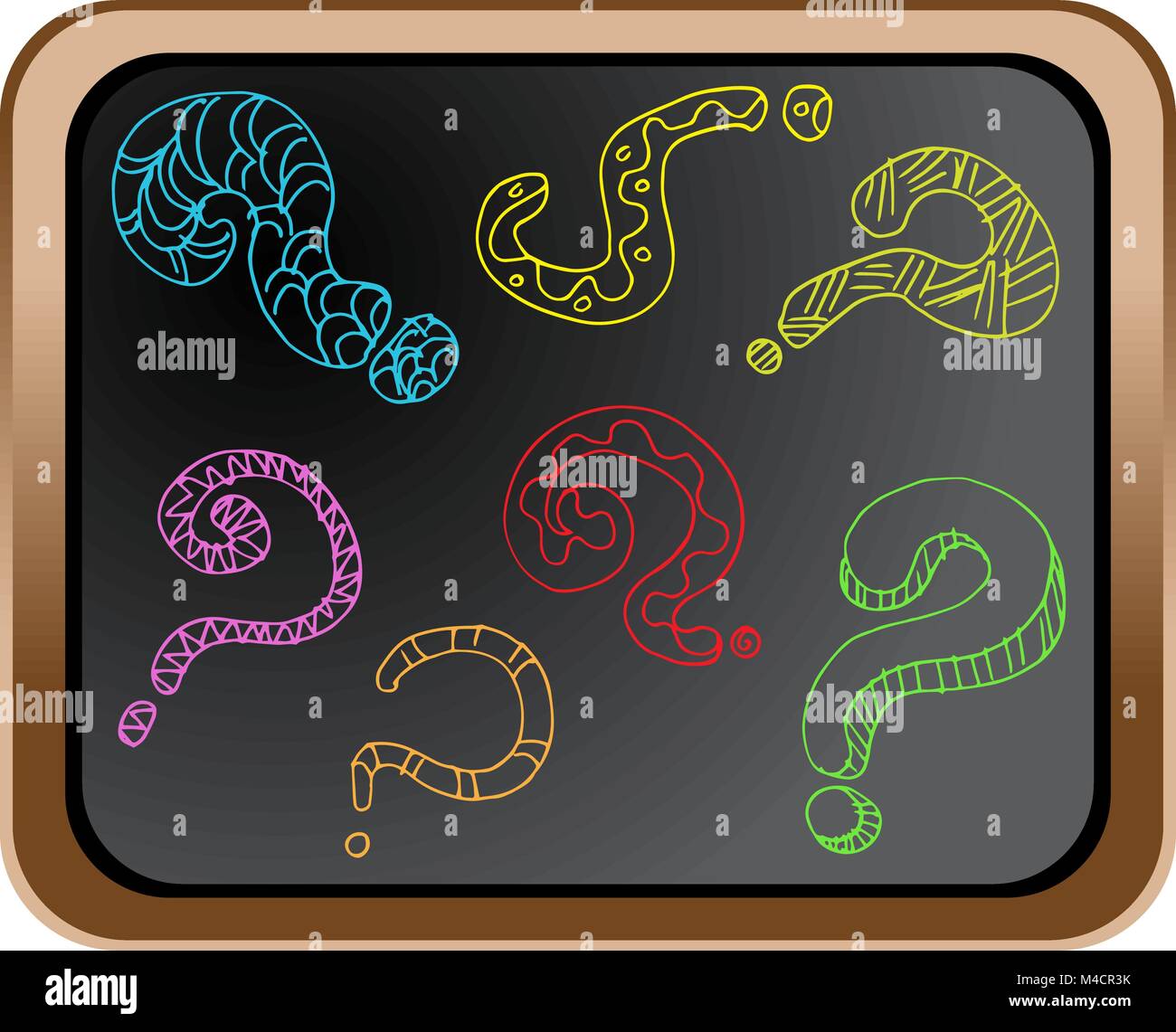 An image of a question mark chalkboard icon Stock Vector Image & Art ...