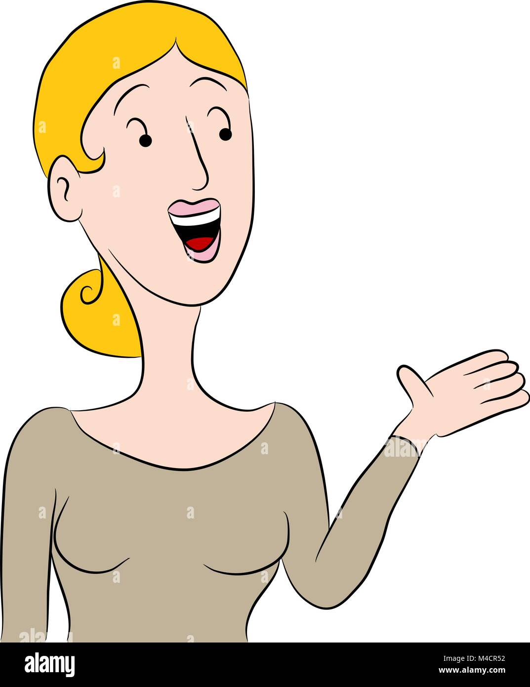 An image of a woman giving a busness lecture Stock Vector Image & Art ...