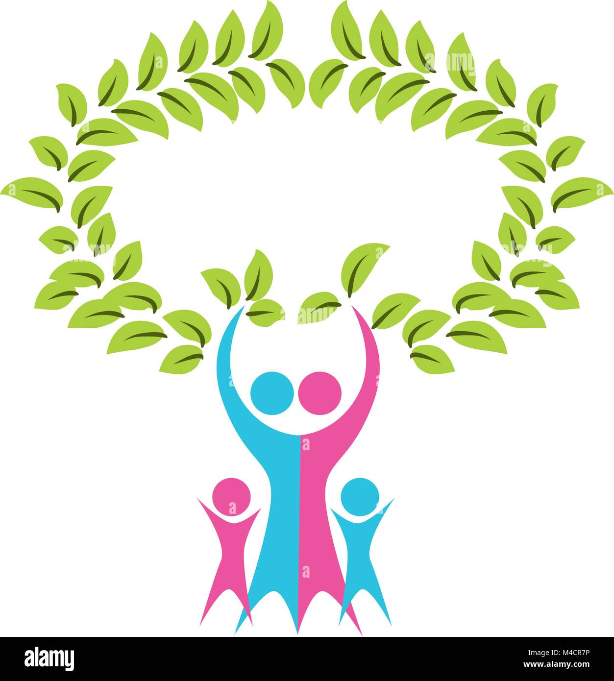 An image of an abstract family tree icon Stock Vector Image & Art - Alamy