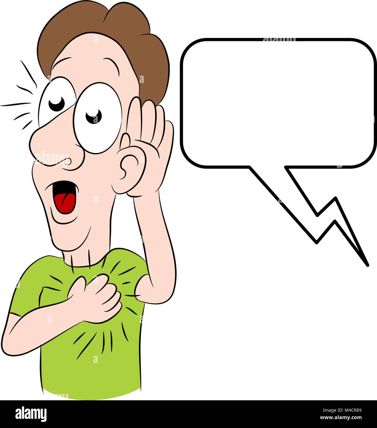 Those are alarming news Stock Vector Images - Alamy