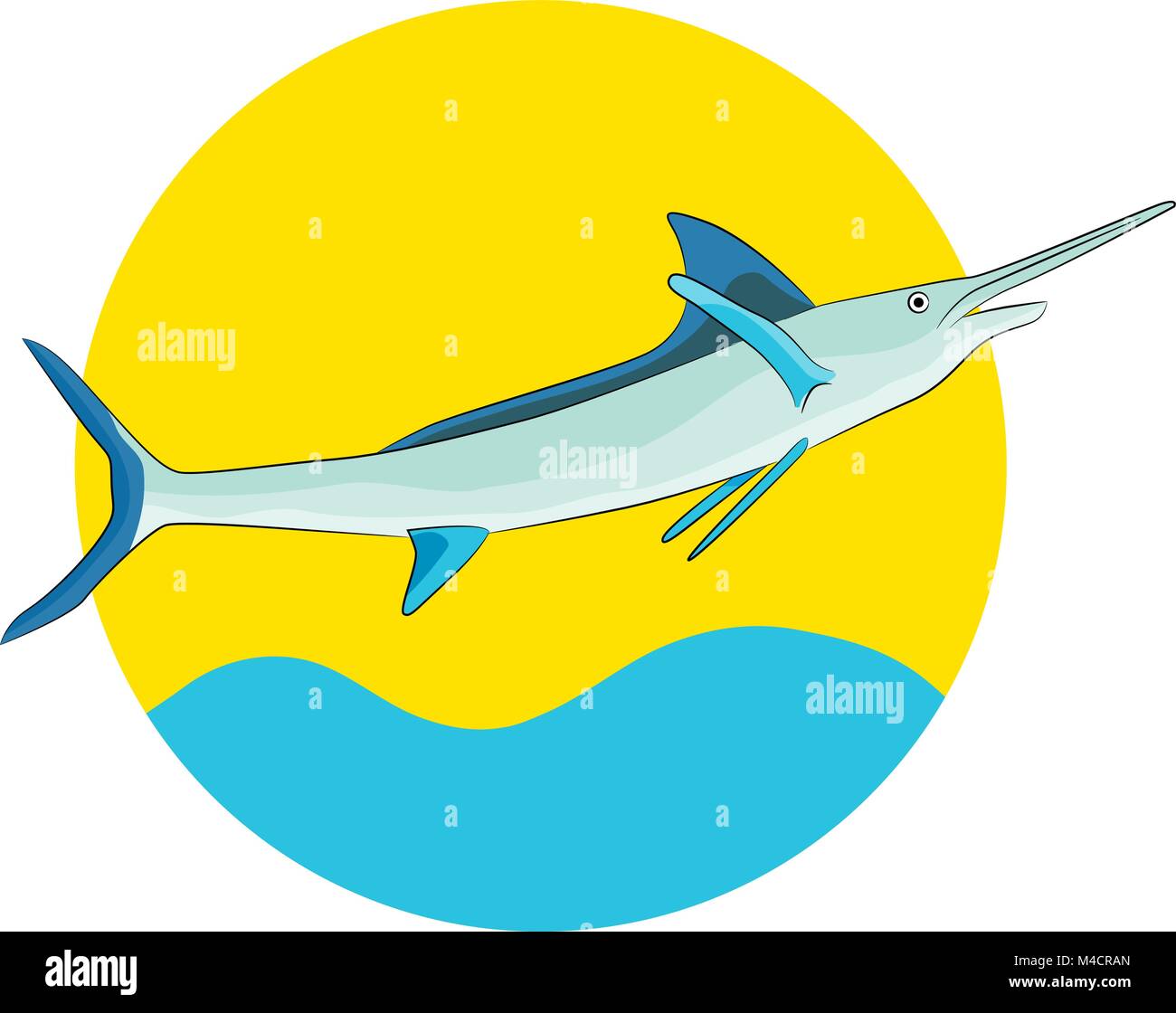 An image of a swordfish Stock Vector Image & Art - Alamy