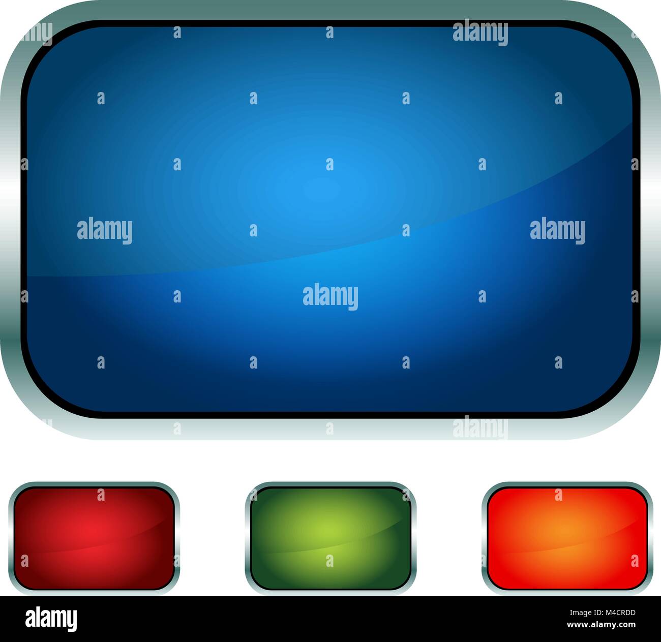 An image of a technology button icon set Stock Vector Image & Art - Alamy