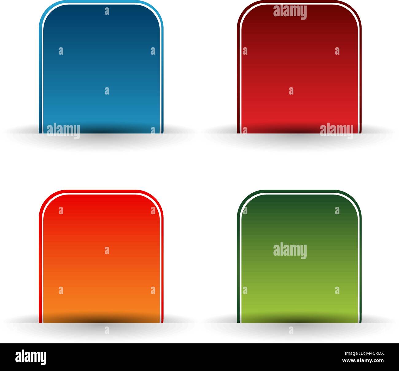 An image of a button icon set Stock Vector Image & Art - Alamy