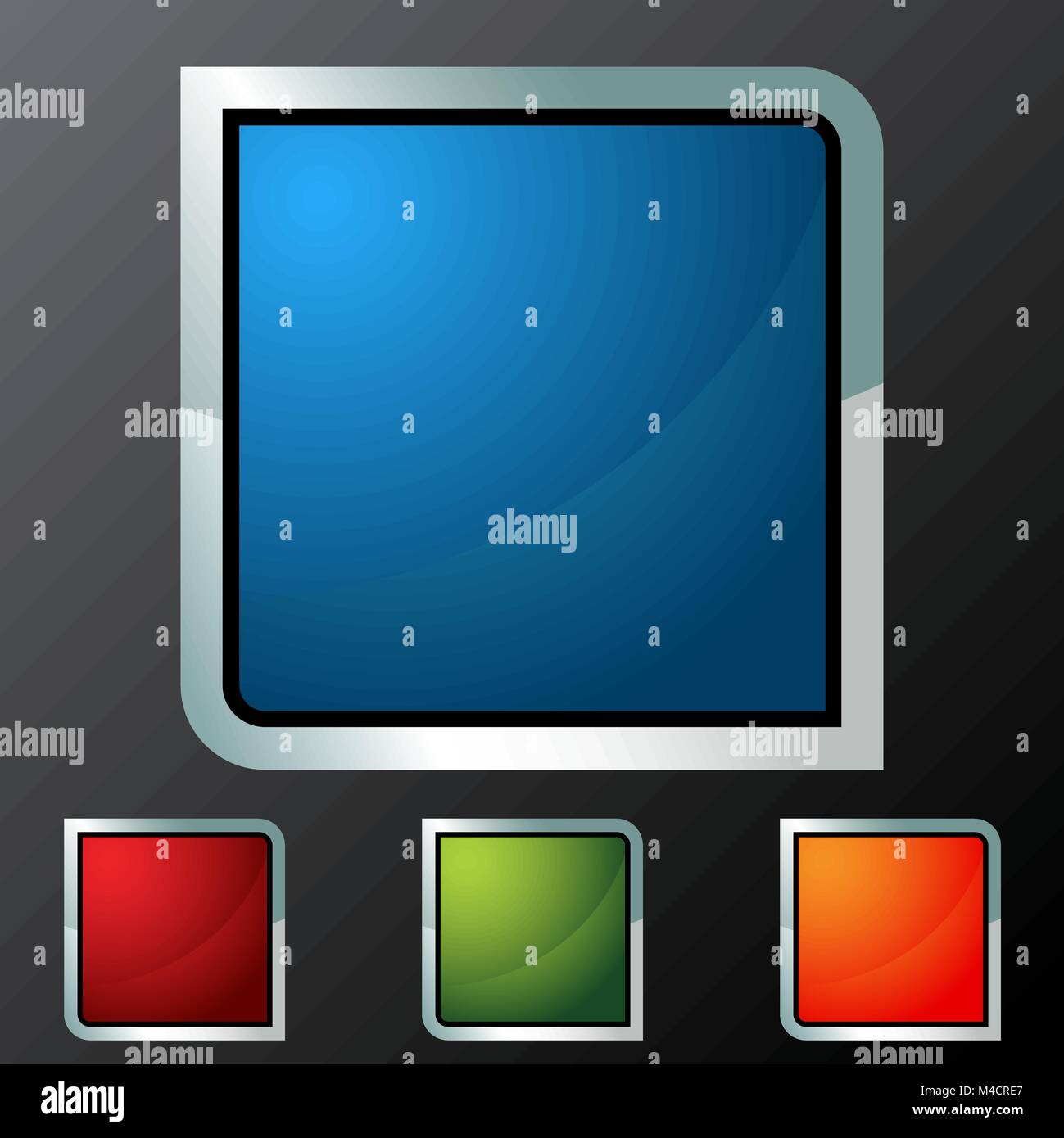 An image of a button icon set Stock Vector Image & Art - Alamy