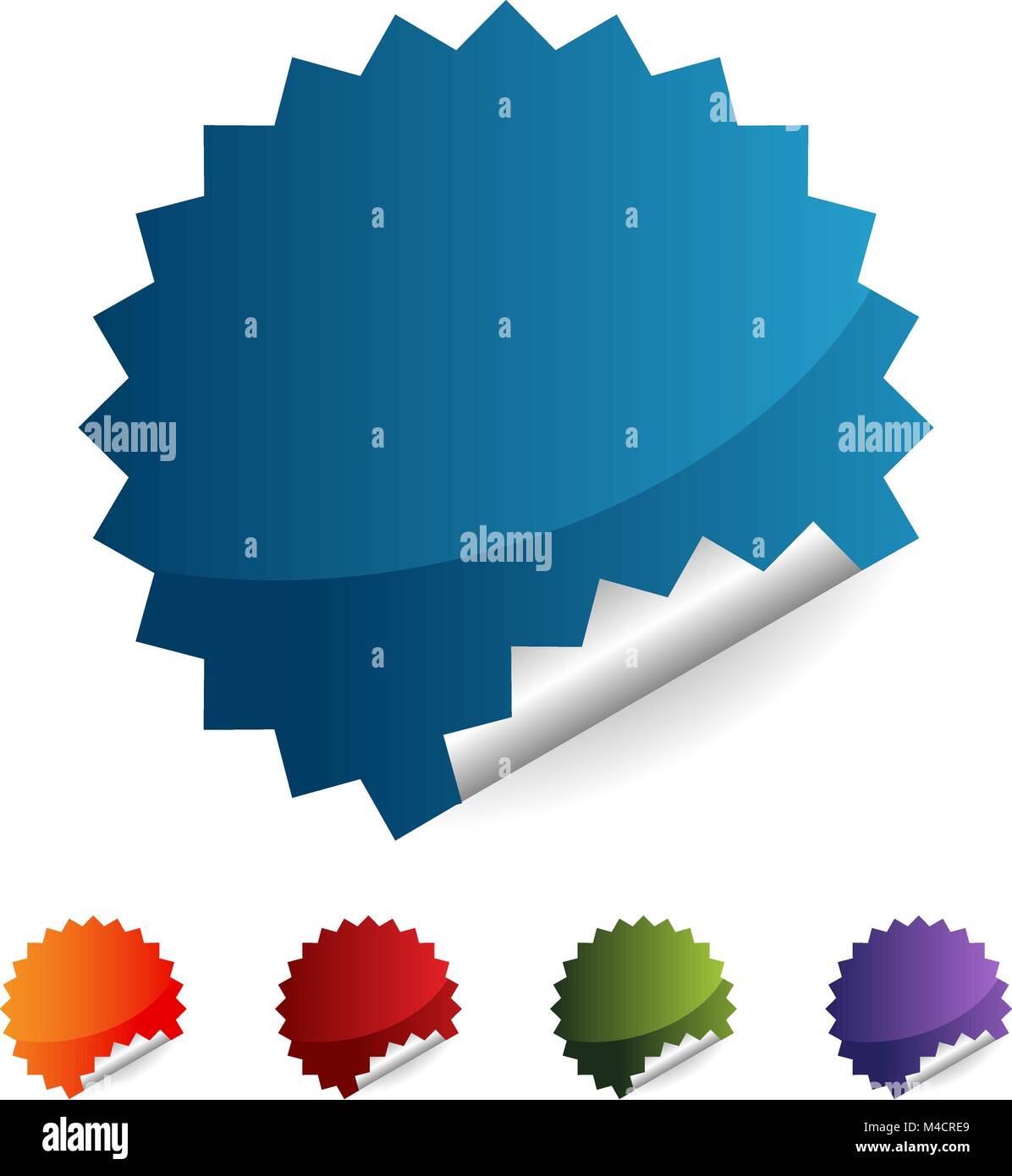 An image of a label button icon set Stock Vector Image & Art - Alamy