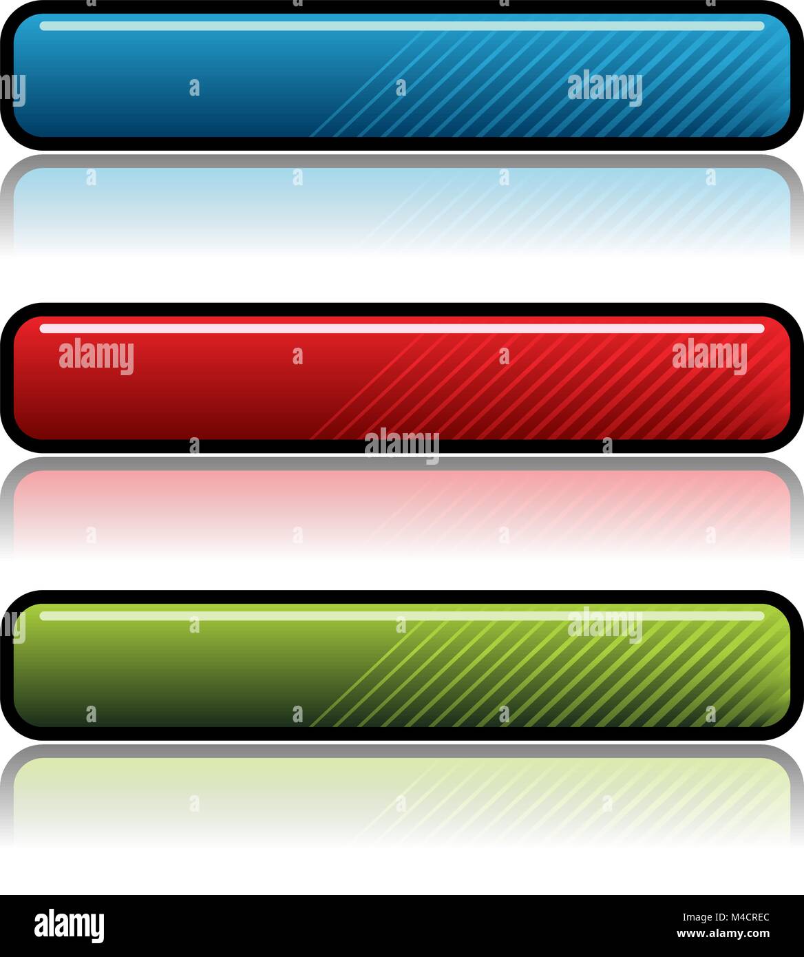 An image of a button icon set Stock Vector Image & Art - Alamy