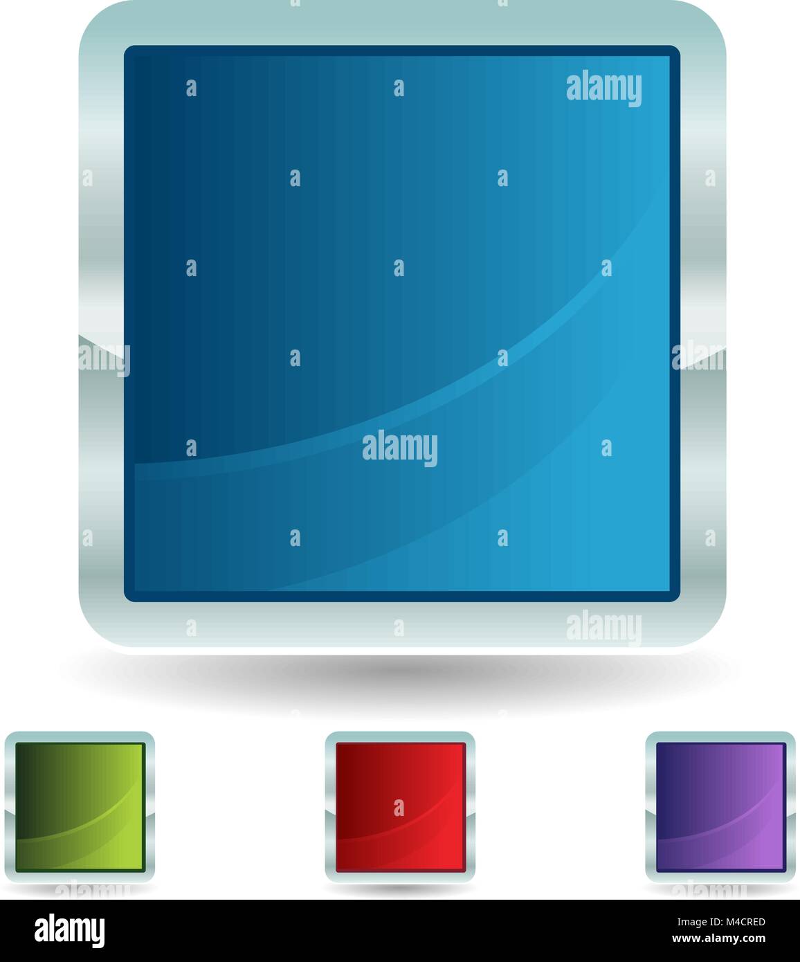 An image of a button icon set Stock Vector Image & Art - Alamy