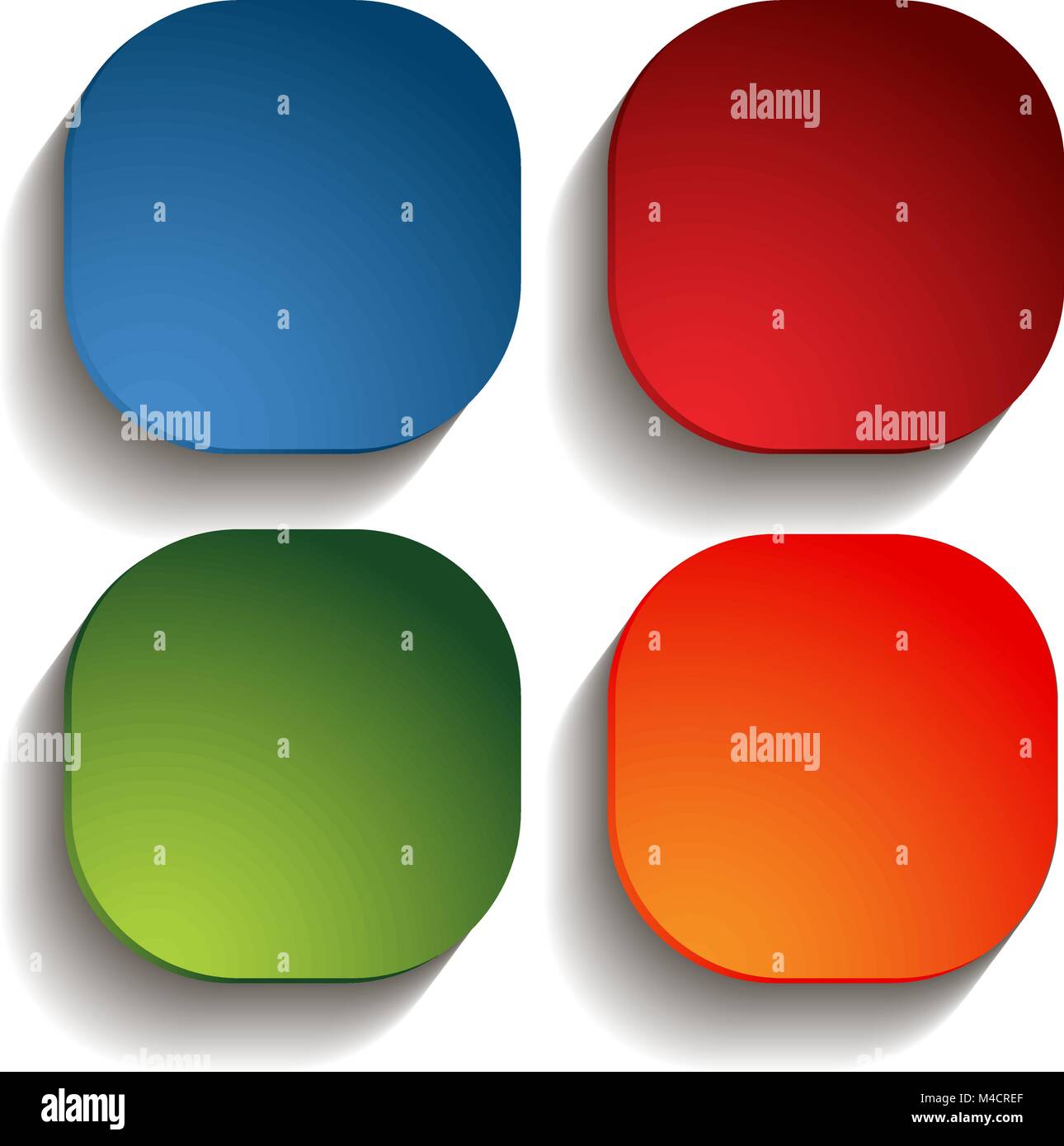 An image of a button icon set Stock Vector Image & Art - Alamy