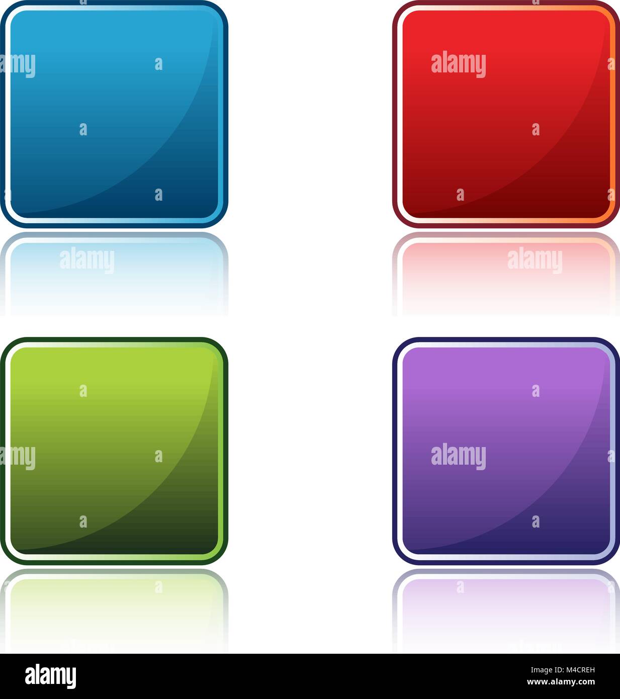 An image of a button icon set Stock Vector Image & Art - Alamy