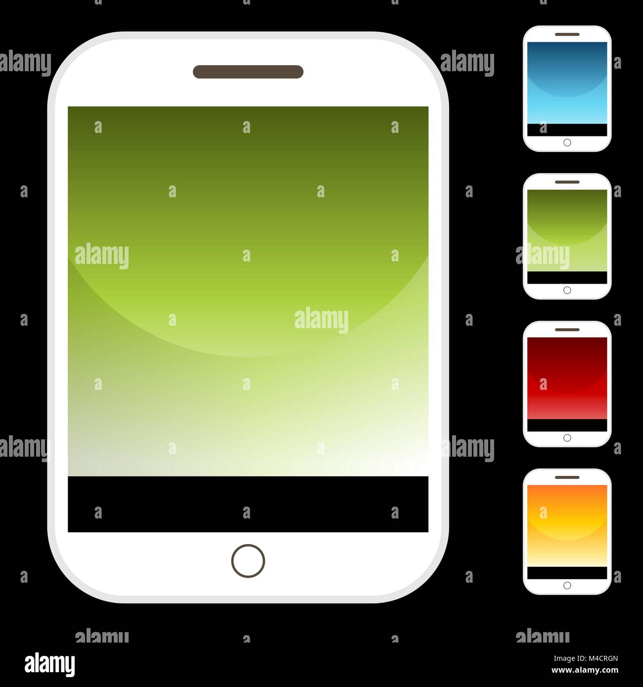 An image of a buton icon set Stock Vector Image & Art - Alamy