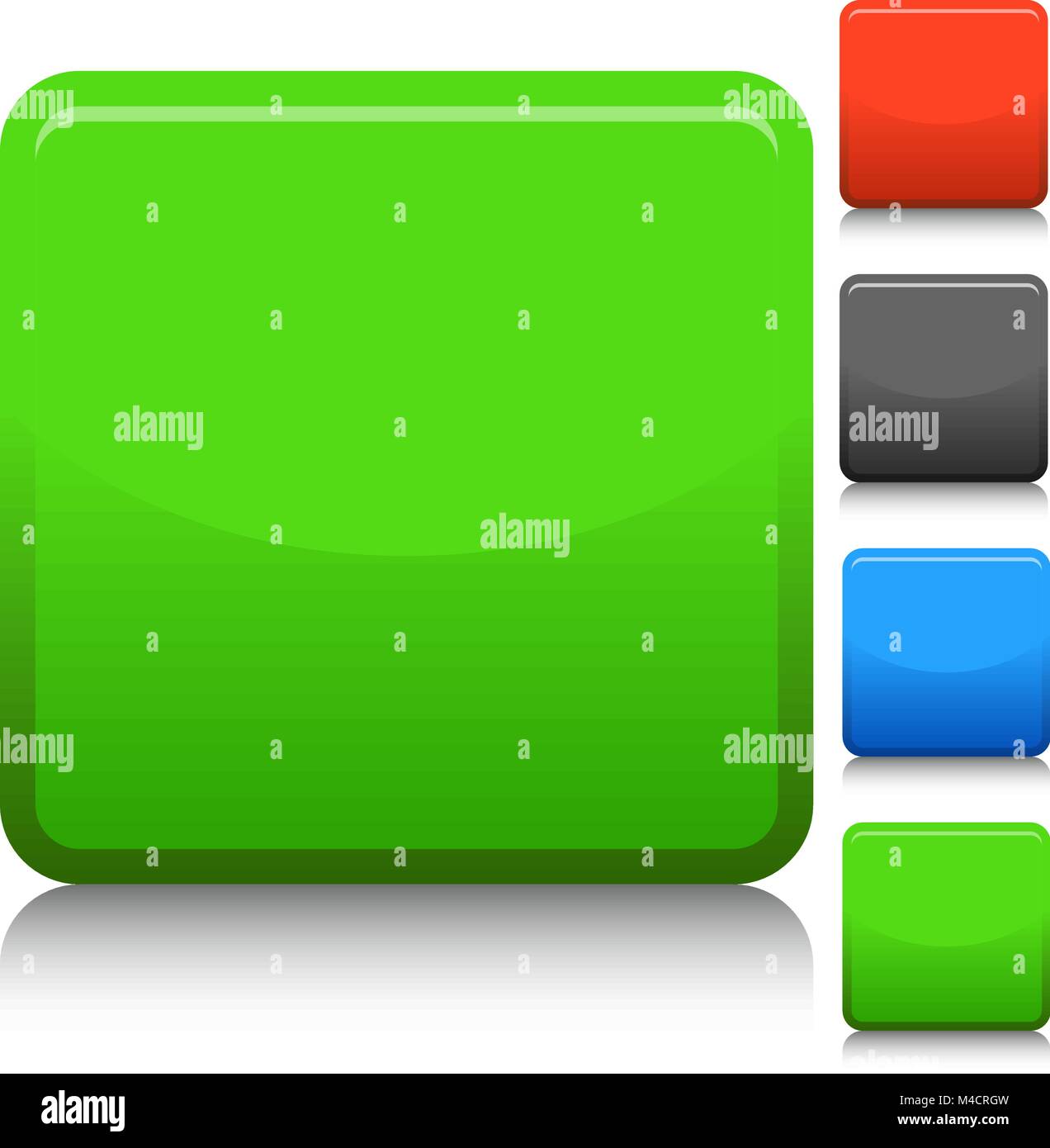 An image of a button set Stock Vector Image & Art - Alamy